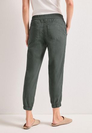 Street One Jogger Pants aus Baumwolle mit Stretchanteil