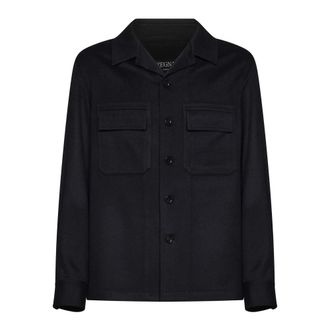 Ermenegildo Zegna Alba Overshirt - - Knitwear - Herren - Blau - XL