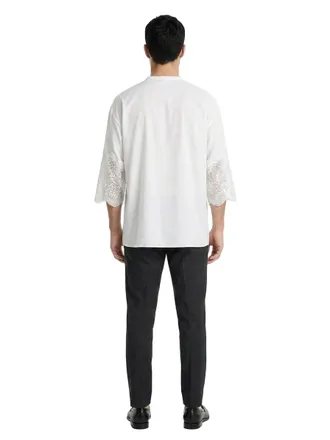 Dolce & Gabbana Mens White Cotton Dress Shirt