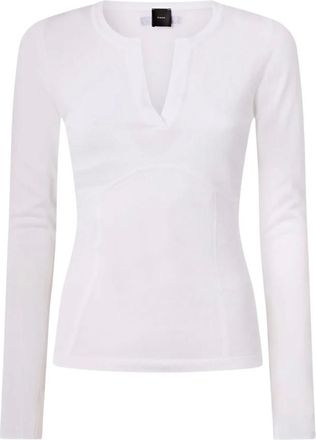 Pinko Pinko, Femme, Pulls, Blanc, Taille: 42 FR Asteroide Serafino