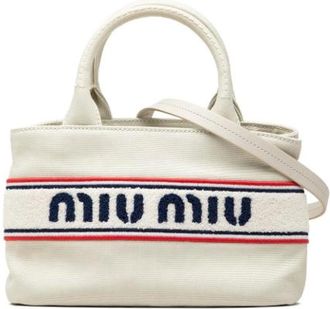Miu Miu Damen, Pre-Owned, Wei&szlig;, ONE SIZEGr&ouml;&szlig;e