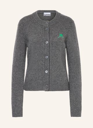 Ganni Strickjacke grau