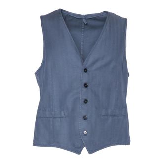 L.B.M. 1911 Gilet - - Jackets - Herren - Blau - XL