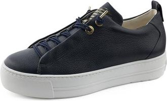 Paul Green Femme Mastercalf Sneakers, Bleu Dunkelblau 013, 37.5 EU