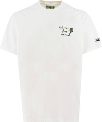 MC2 Saint Barth Homme, Tops, Blanc, Taille: XL T-shirt