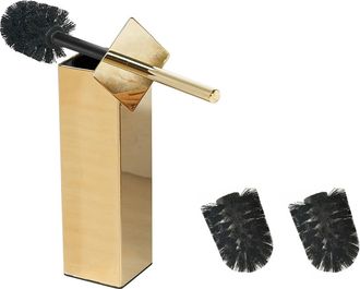 BGL Fashion Edelstahl Material St&auml;nder Toilettenb&uuml;rstenhalter f&uuml;r Bad und Hotel (Gold)