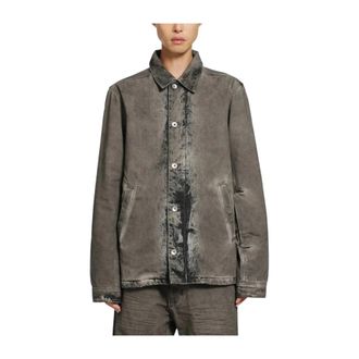 Rick Owens Brad Jacket - - Jackets - Herren - Grau - M