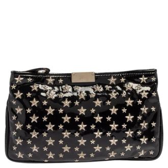 Jimmy Choo London Pre-owned Leder clutches - - Pre-owned - Damen - Schwarzk - ONE SIZE
