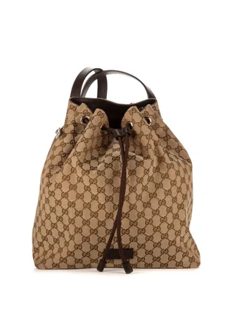Gucci sac &agrave; dos &agrave; motif monogramm&eacute; - Tons neutres