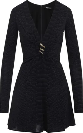 Roberto Cavalli Kurzes Kleid - Schwarz