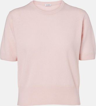 Jil Sander Cropped-Pullover aus Wolle und Kaschmir