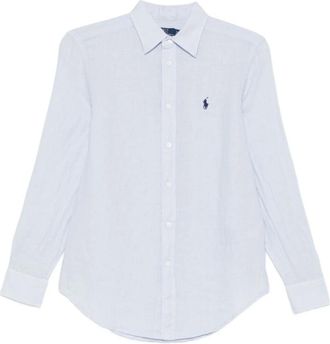 Polo Ralph Lauren Femme, Blouses et Chemises, Bleu, Taille: 36 FR Oxford Shirt