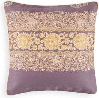 Bassetti Granfoulard Kissenbezug aus 100% Baumwolle mit Verschluss 40x40 cm (PALLAVICINO Mittelgrau V1)