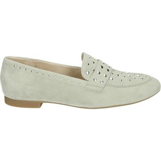 Paul Green Taupe Wildleder Slip-Ons mit G Weite - - Shoes - Damen - Grau - 40 EU