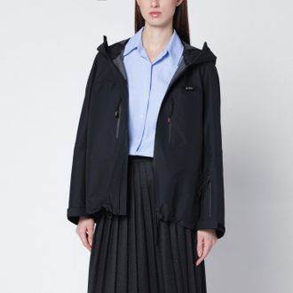 Prada Jacke aus schwarzem technischem Canvas