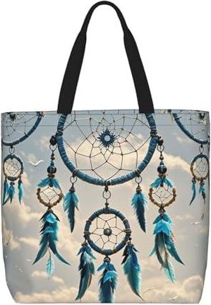 Generic Attrape-R&ecirc;ves Indig&egrave;ne Sac Fourre Tout L&eacute;ger Sacs Grand Sac &Agrave; Bandouli&egrave;re Pour Voyage Universit&eacute; Gym