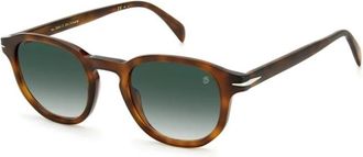Eyewear by David Beckham Femme, Accessoires, Brun, Taille: 49 MM Lunettes de soleil Havane rehaussent votre style
