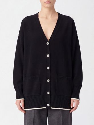Pinko Cardigan d&eacute;contract&eacute; en laine et cachemire avec col en V et poches