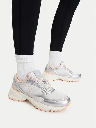 Calvin Klein Sneakers Hike Runner Lace Up Mesh Mix Met YW0YW02063 Bunt