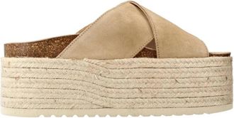 Yellow Jute Keilabsatz Sandale - - Shoes - Damen - Beige - 41 EU