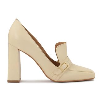 Kazar Slip-on Herrenpumps mit hohem Absatz - - Shoes - Damen - Beige - 38 EU