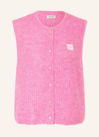 American Vintage American Vintage Strickweste East Mit Alpaka lila