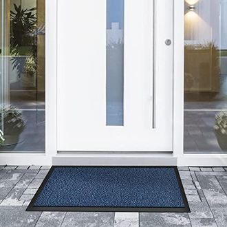 Casa Pura Tapis Entrée Intérieur Sky - Tapis Antidérapant et Anti-Poussière - Paillasson de propreté intérieur et extérieur - Tapis de Porte Lavable et Ultra Ab