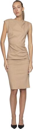 Pinko Pinko, Femme, Robes, Beige, Taille: 40 FR Abito Alissa