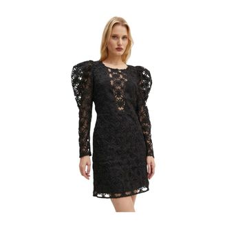 Munthe Tenny Kleid - - Dresses - Damen - Schwarzk - XS