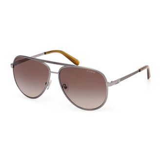 Guess Homme, Accessoires, Gris, Taille: ONE Size Lunettes de soleil aviateur modernes Gs00209