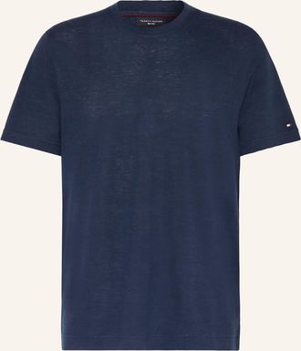 Tommy Hilfiger T-Shirt Aus Leinen blau