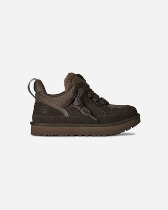 UGG Minimel Sneaker f&uuml;r Herren in Dense Smoke/Artichoke, Gr&ouml;&szlig;e Wildleder/Textil/Recycelte Materialien
