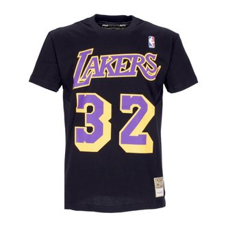 Mitchell & Ness Magic Johnson NBA Tee Schwarz - - Tops - Herren - Blau - S