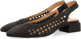 Gioseppo Ballerines en Cuir TRESSÉ Noir pour Femme PISKOVE