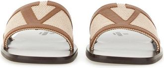 Valentino Garavani Viva Superstar Slide Sandal - Brown