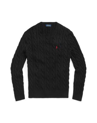 Ralph Lauren CABLE-KNIT COTTON SWEATER