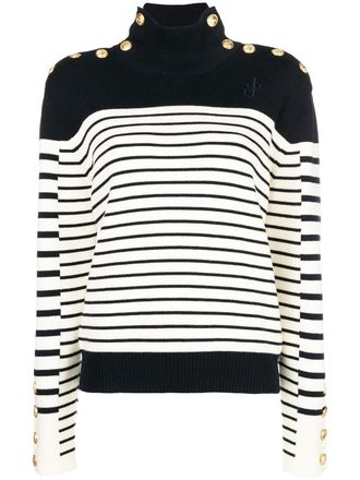 J.W.Anderson pull ray&eacute; - Bleu