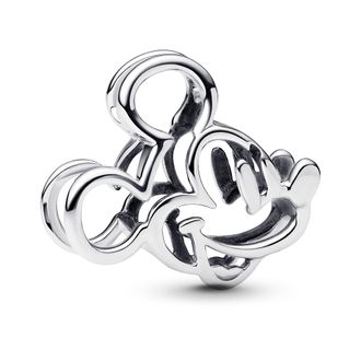 Pandora Funkelnde Sternschnuppe Charm aus Sterling Silber mit 14k vergoldeter Metalllegierung und Zirkonia, kompatibel Moments, Ma&szlig;e: 10 x 11,6 x 11,2 mm, 762