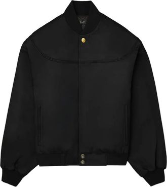 Willy Chavarria veste bomber Gas Station - Noir