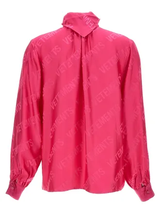 VETEMENTS Womens Fuchsia Viscose Blouse