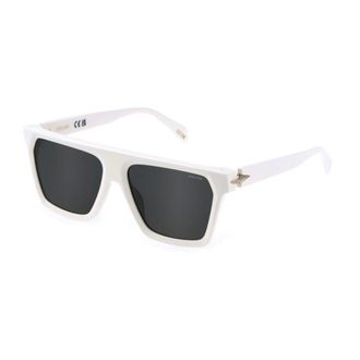 Police Femme, Accessoires, Blanc, Taille: ONE Size Lunettes de soleil oeil de chat &eacute;l&eacute;gantes Splm01