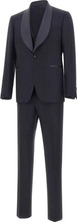 Tagliatore Homme, Costumes, Bleu, Taille: S Napoli Three-piece Tuxedo