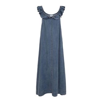N&uuml;mph Damen, Kleider, Blau, LGr&ouml;&szlig;e