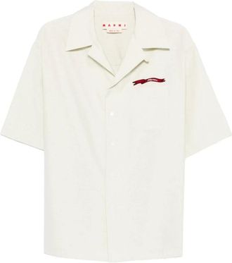 Marni Homme, Chemises, Beige, Taille: XL Oxford Shirt