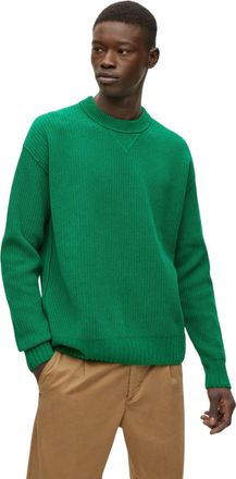 HUGO BOSS Pullover Top f&uuml;r Herren/Damen Unisex, gerippt, Regul&auml;r (Gr&uuml;n)