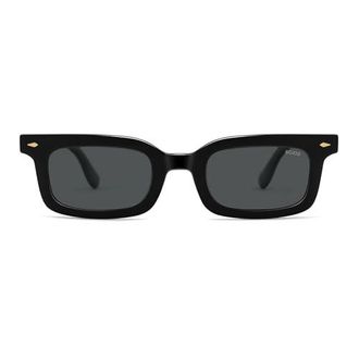Sojos Lunettes de soleil tendance polaris&eacute;es Ecik pour homme et femme Shmal R&eacute;tro Carr&eacute;es L&eacute;g&egrave;res Vintage Lunettes de soleil avec protection UV400 SJ2628, n