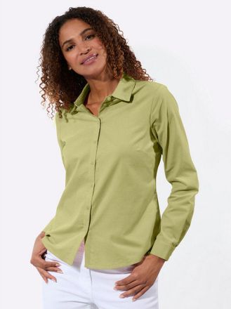 Witt Klassische Bluse Cord-Bluse Langarm