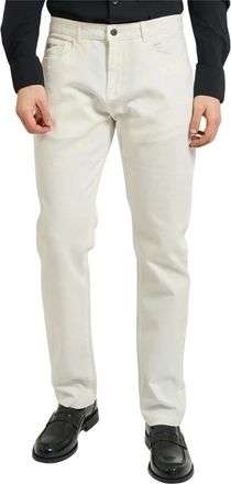 Yes-Zee YES Zee, Homme, Pantalons, Blanc, Taille: W33 Pantalon Slim-fit