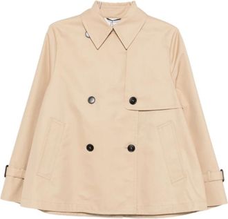 Max Mara Femme, Manteaux, Beige, Taille: 44 FR Double-Breasted Manteaux