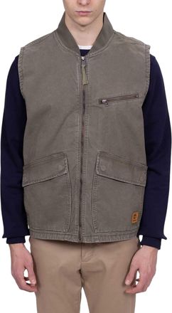 Timberland Weste f&uuml;r Herren, Gerippter Kragen (Blattgr&uuml;n)